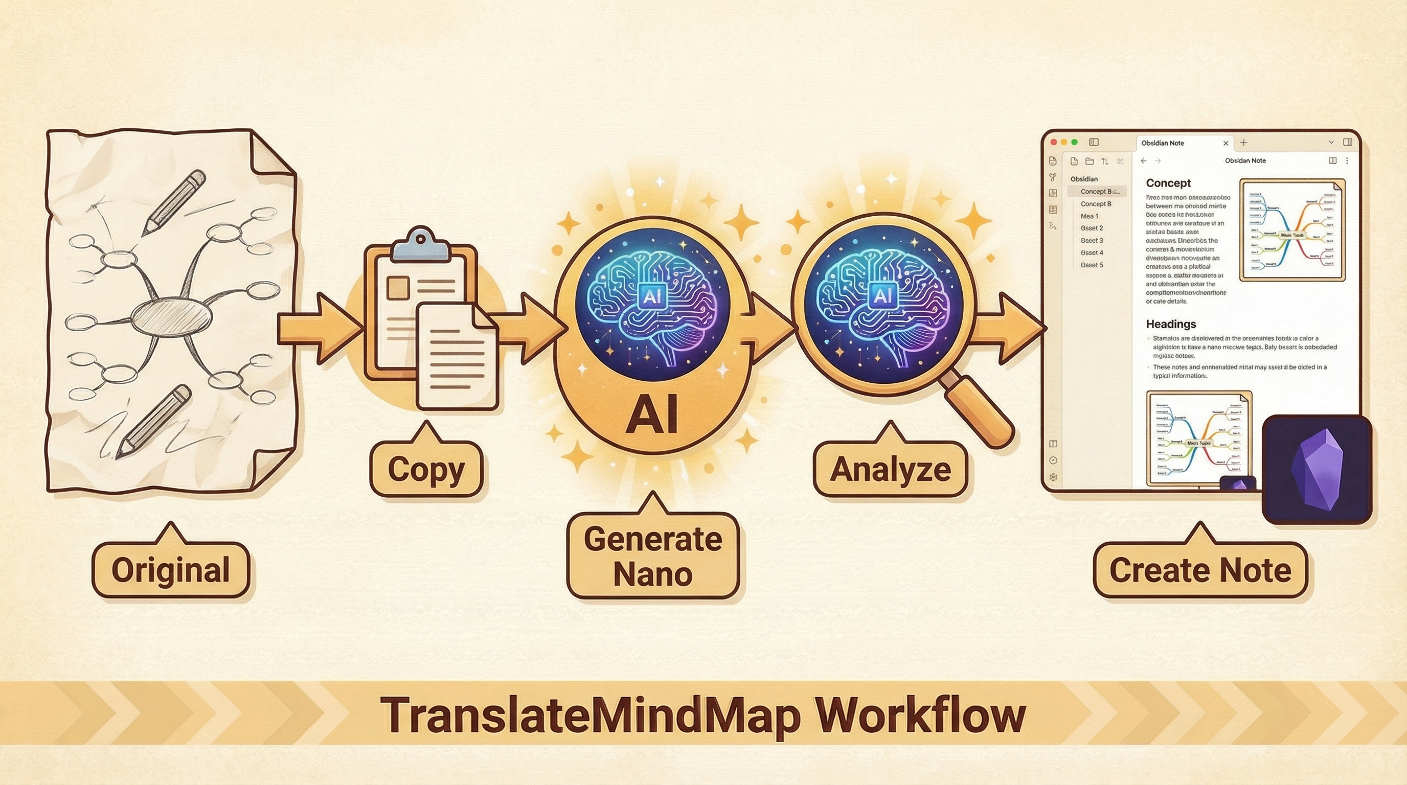 From Hand-Drawn to AI-Enhanced: Building a Mind Map Digitization Workflow | Benny's Mind Hack